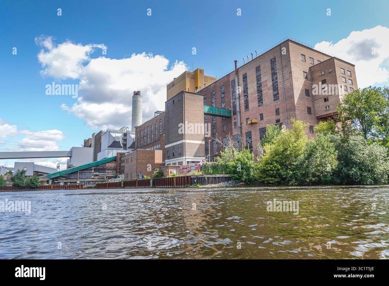 Kraftwerk Reuter, Spree, Siemensstadt, Spandau, Berlin, Deutschland ...