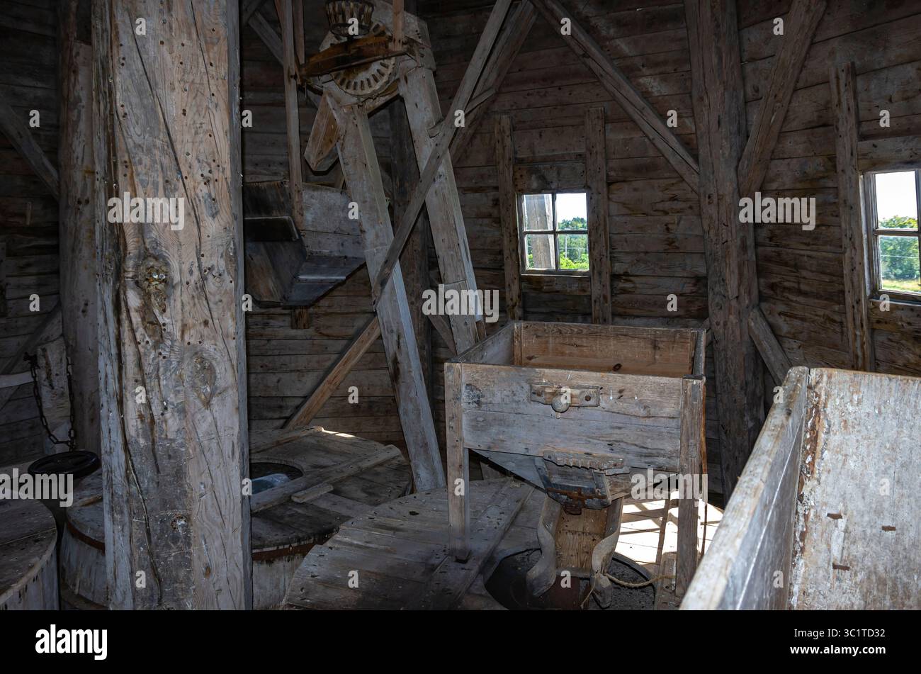 Windmill interior hi-res stock photography and images - Alamy