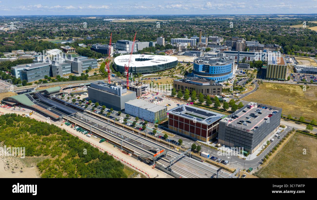 Picture dated July 18th 2025 shows an aerial view of AstraZeneca's ...