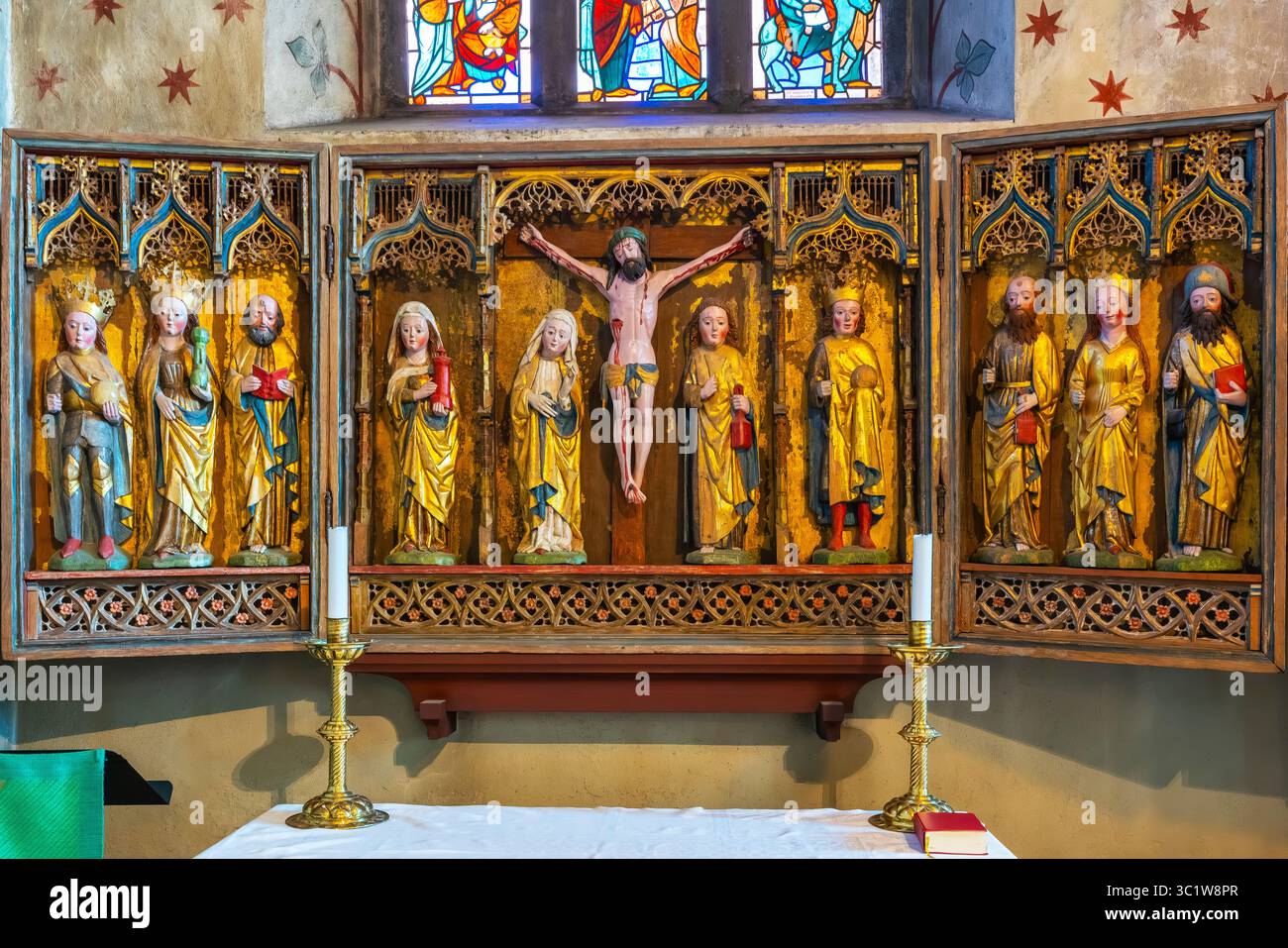 St. Mary's Church. The layman altar in the northern aisle was made at the end of the 15th ...