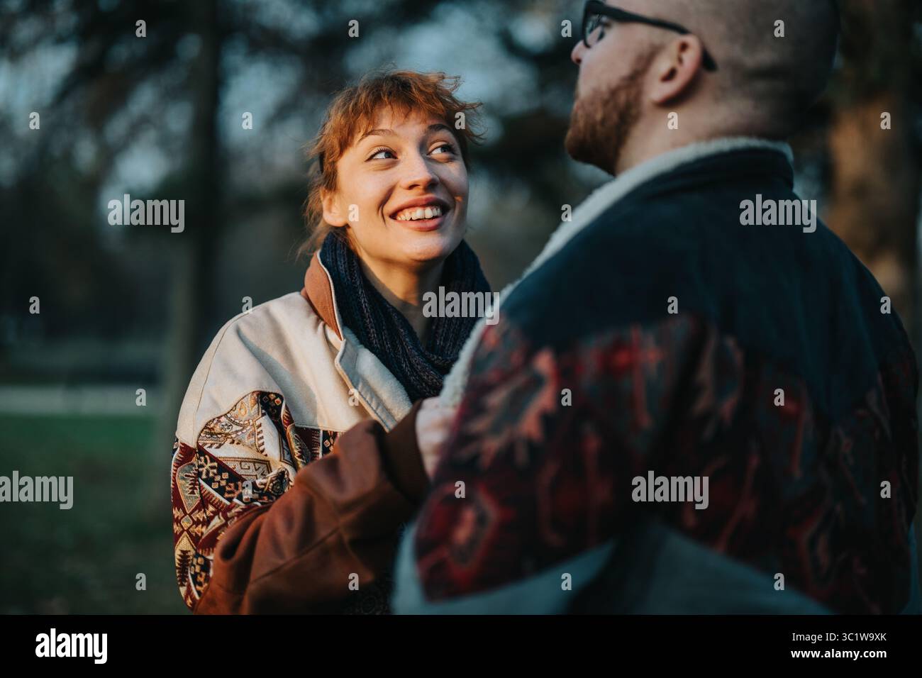 Joyful conversation between two hi-res stock photography and images - Alamy