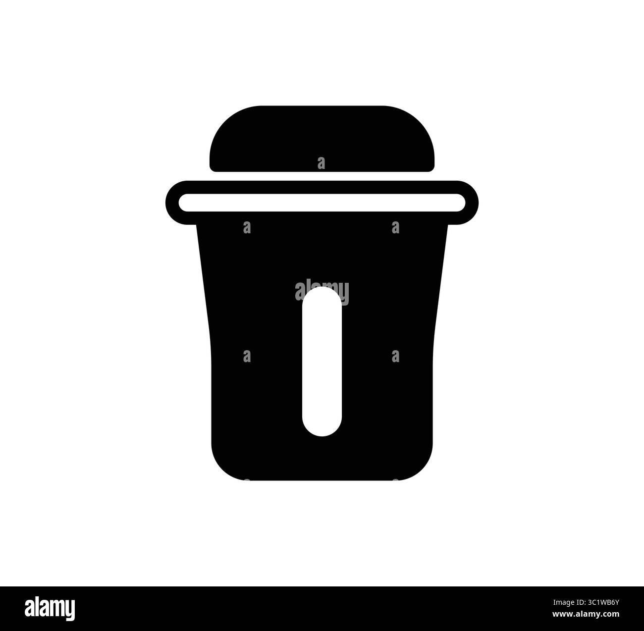 Outdoor waste management eco awareness Black and White Stock Photos ...