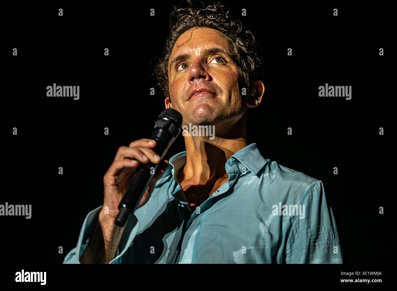 Mika performs live on stage during Mika, Music Concert in Este (PD), Italy, July 22 2025 Stock ...
