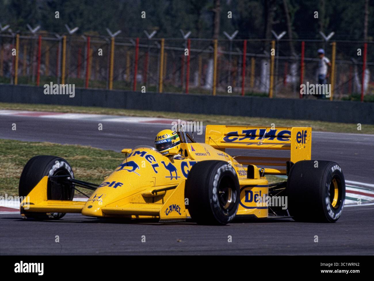 1987 Ayrton Senna - Camel Lotus 99T-Honda - F1 México Grand Prix ...