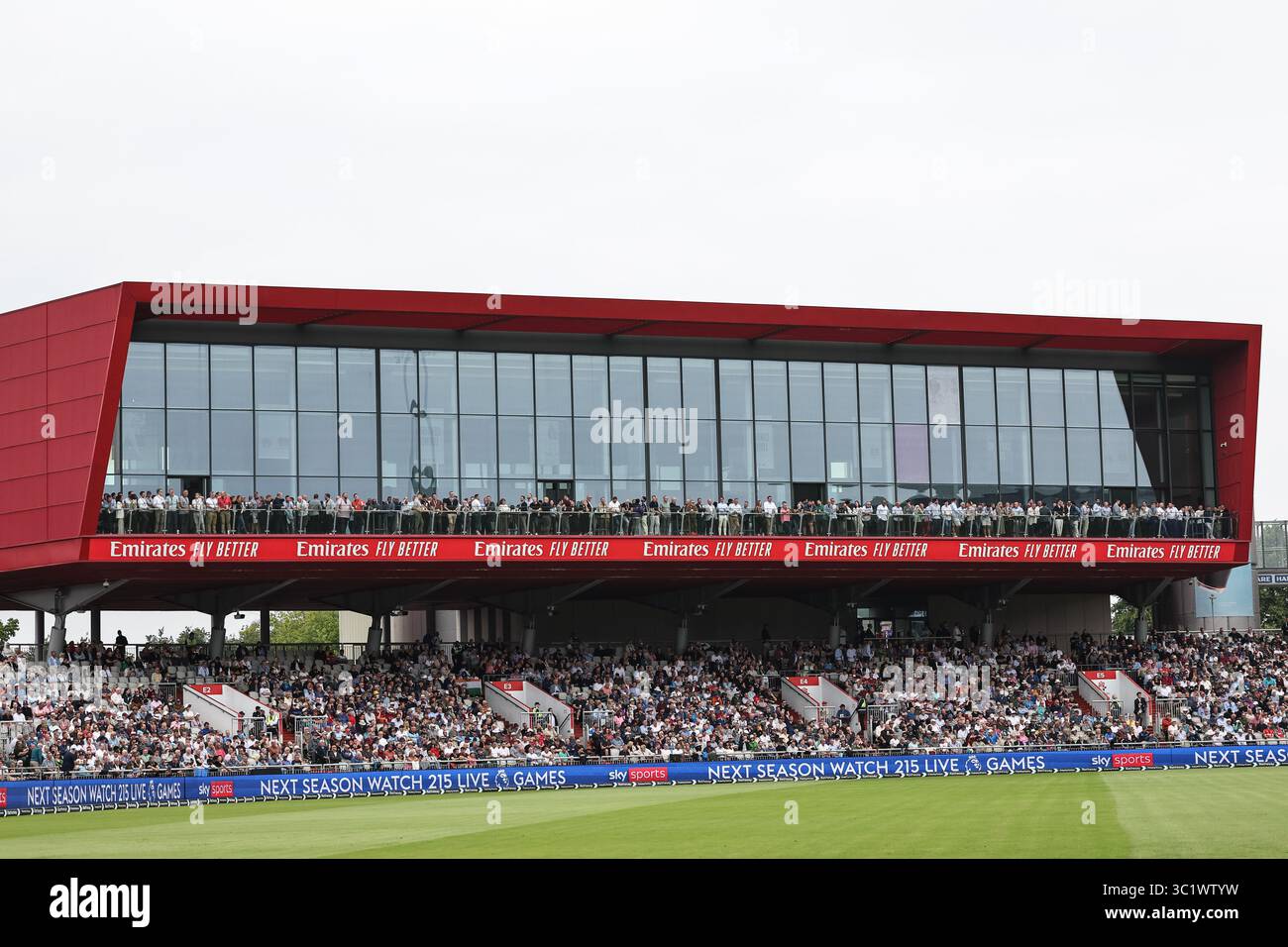 The stands are full for day 1 during the 4th Rothesay Test Match match ...