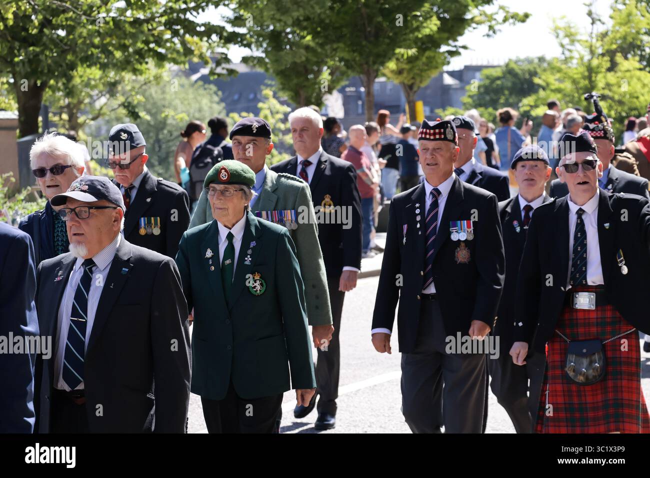 Aberdeen, Scotland 28th June 2025 Armed Forces Day Parade: Marching ...