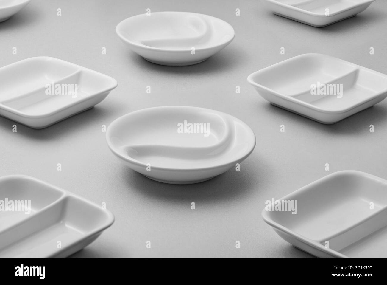 Organic forms in white Black and White Stock Photos & Images - Alamy