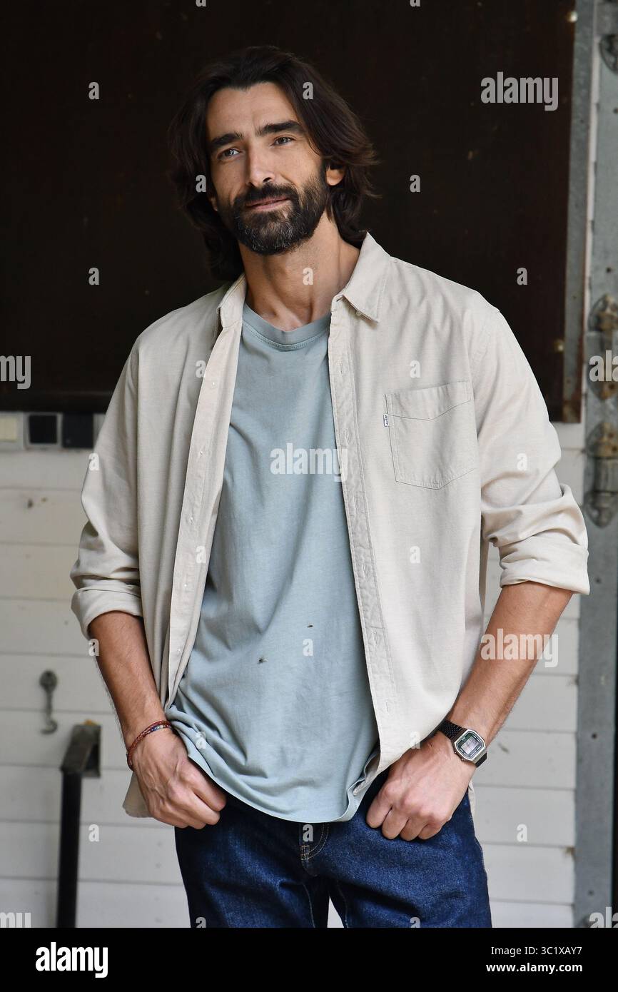 Madrid, Spain. 23rd July, 2025. Aitor Luna poses during the filming of ...