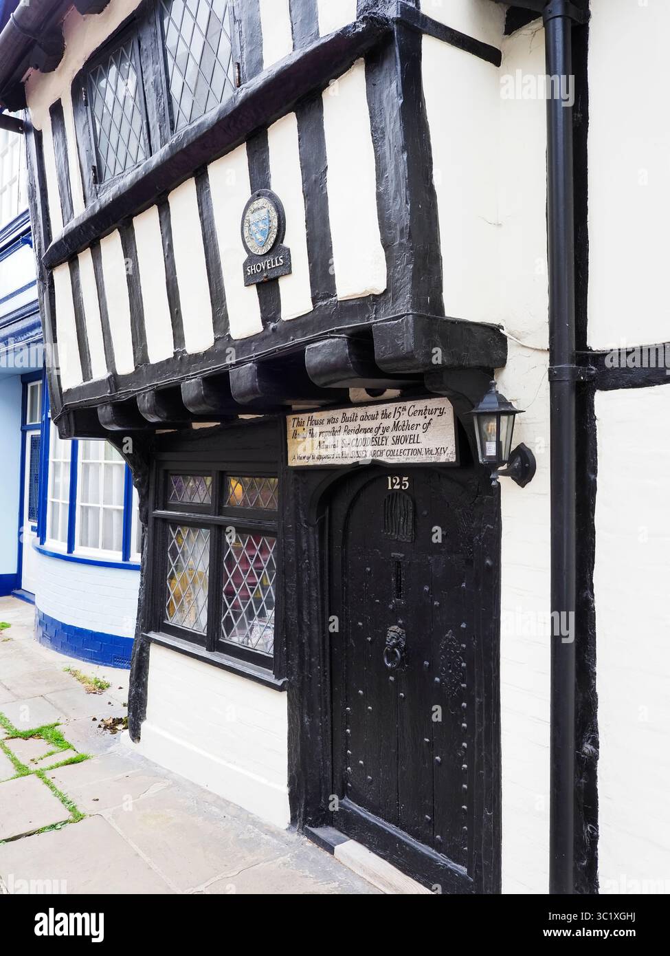 Reputed house of the mother of Admiral Sir Cloudesley Shovell on All ...
