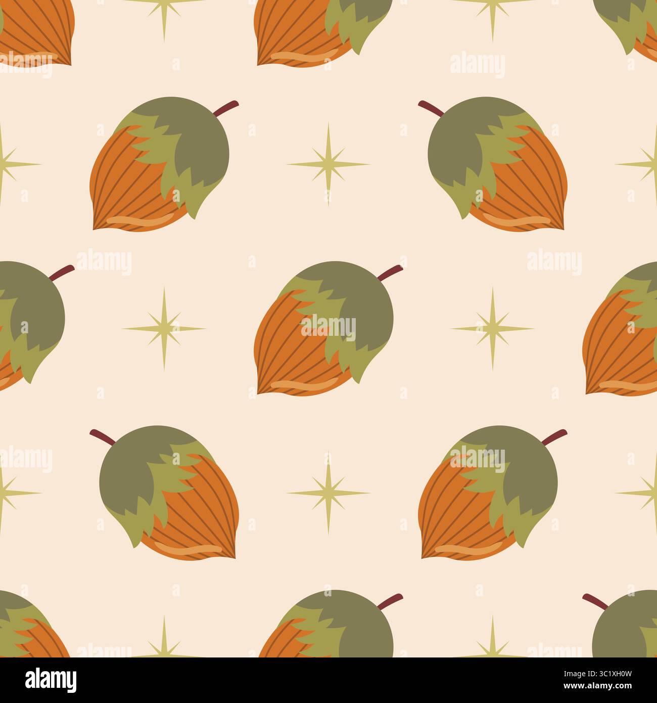 Hazelnut fall Stock Vector Images - Alamy