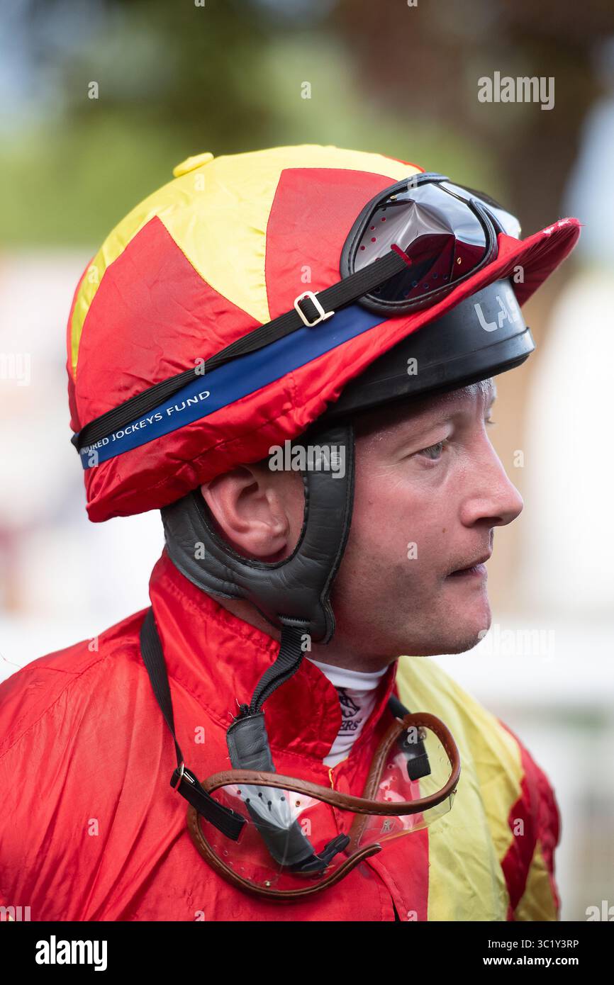 Windsor, Berkshire, UK. 21st July, 2025. Jockey William Carson in the ...
