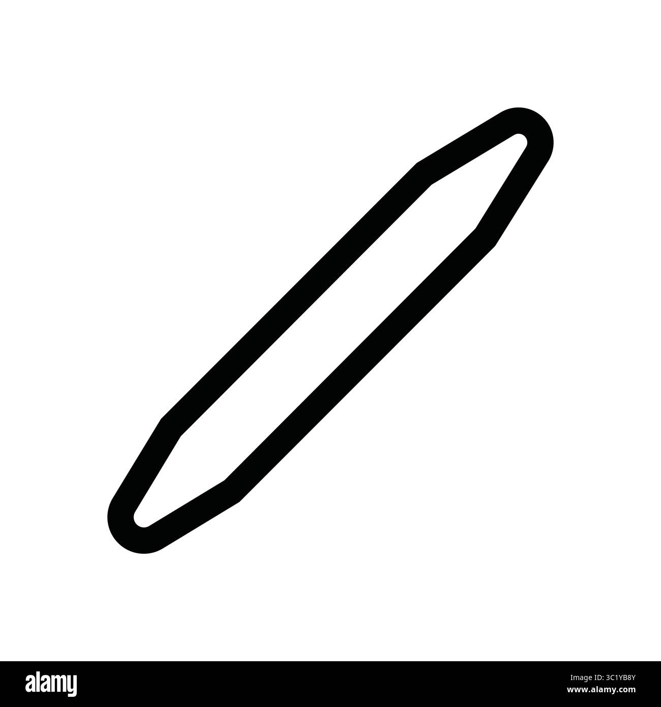 Blending stump icon for blending pencil drawings, tortillon icon for ...