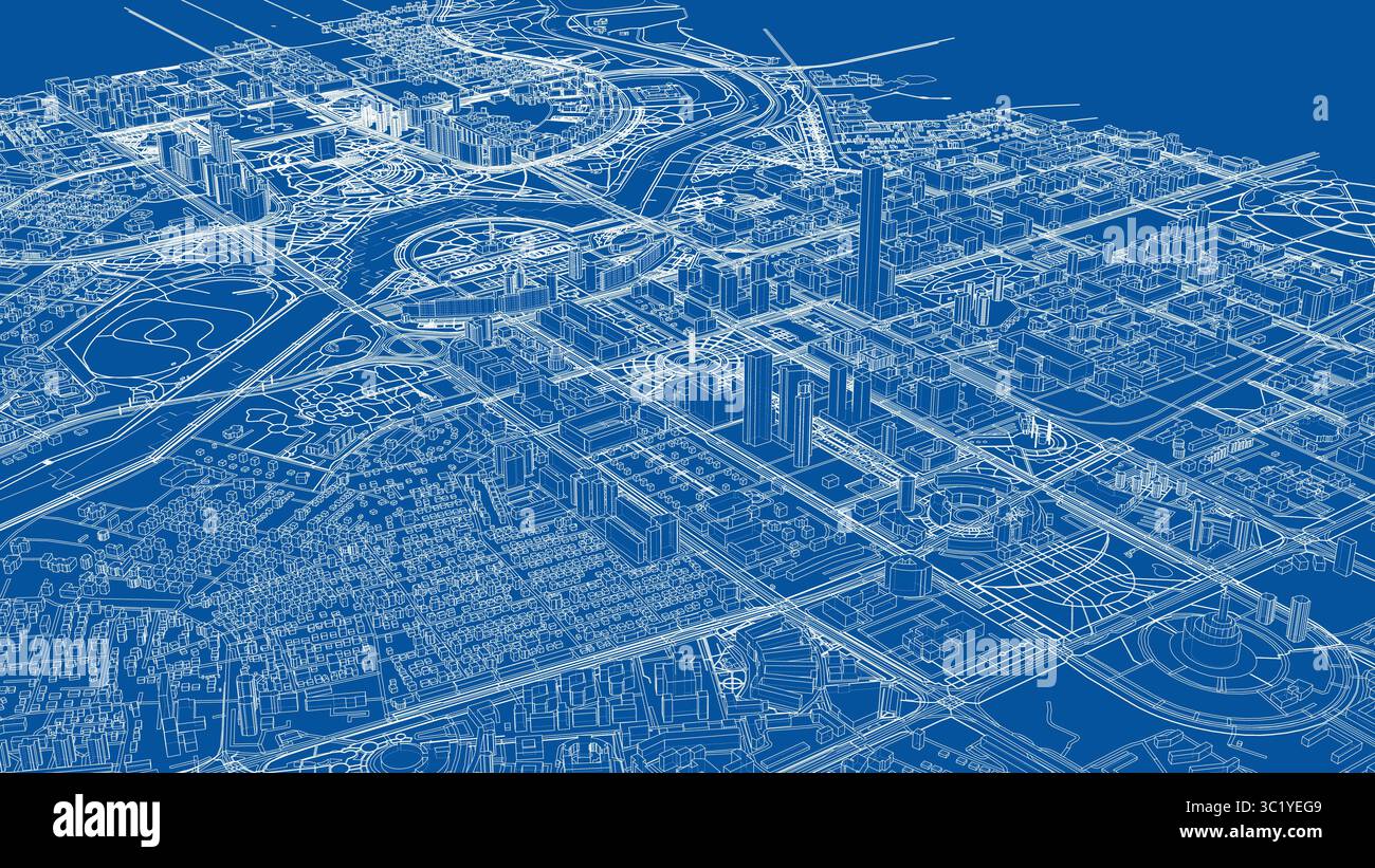 Intricate blueprint technical drawing hi-res stock photography and ...