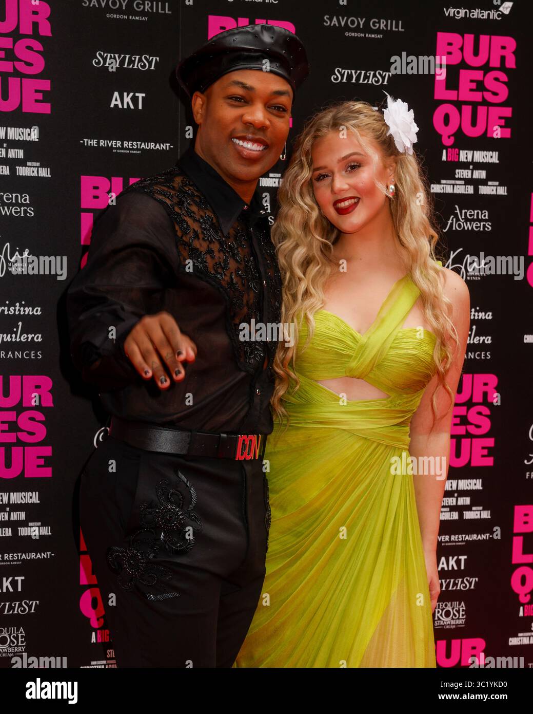 London, UK. 22nd July, 2025. Todrick Hall and Jess Folley attend the ...