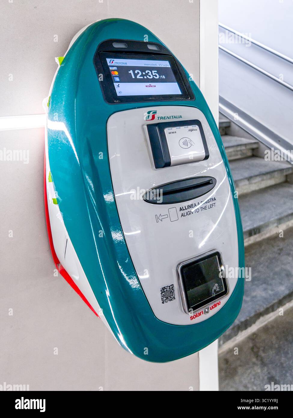 Fossano, Piedmont, Italy - July 23, 2025: TAP and TAP Trenitalia: regional tickets with ...