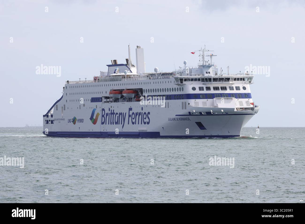 New to the Brittany Ferries cross channel fleet is the MV GUILLAUME DE ...