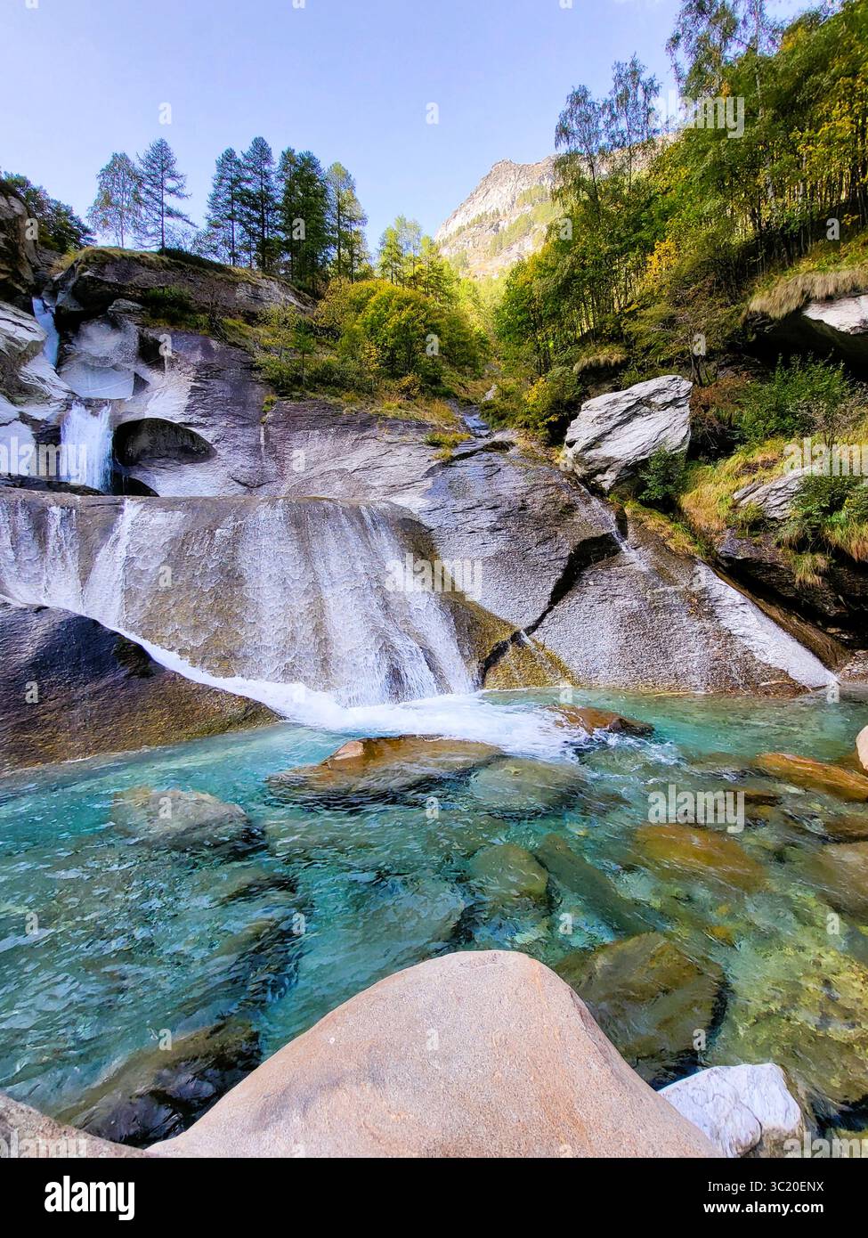 Clear water maggia river hi-res stock photography and images - Alamy