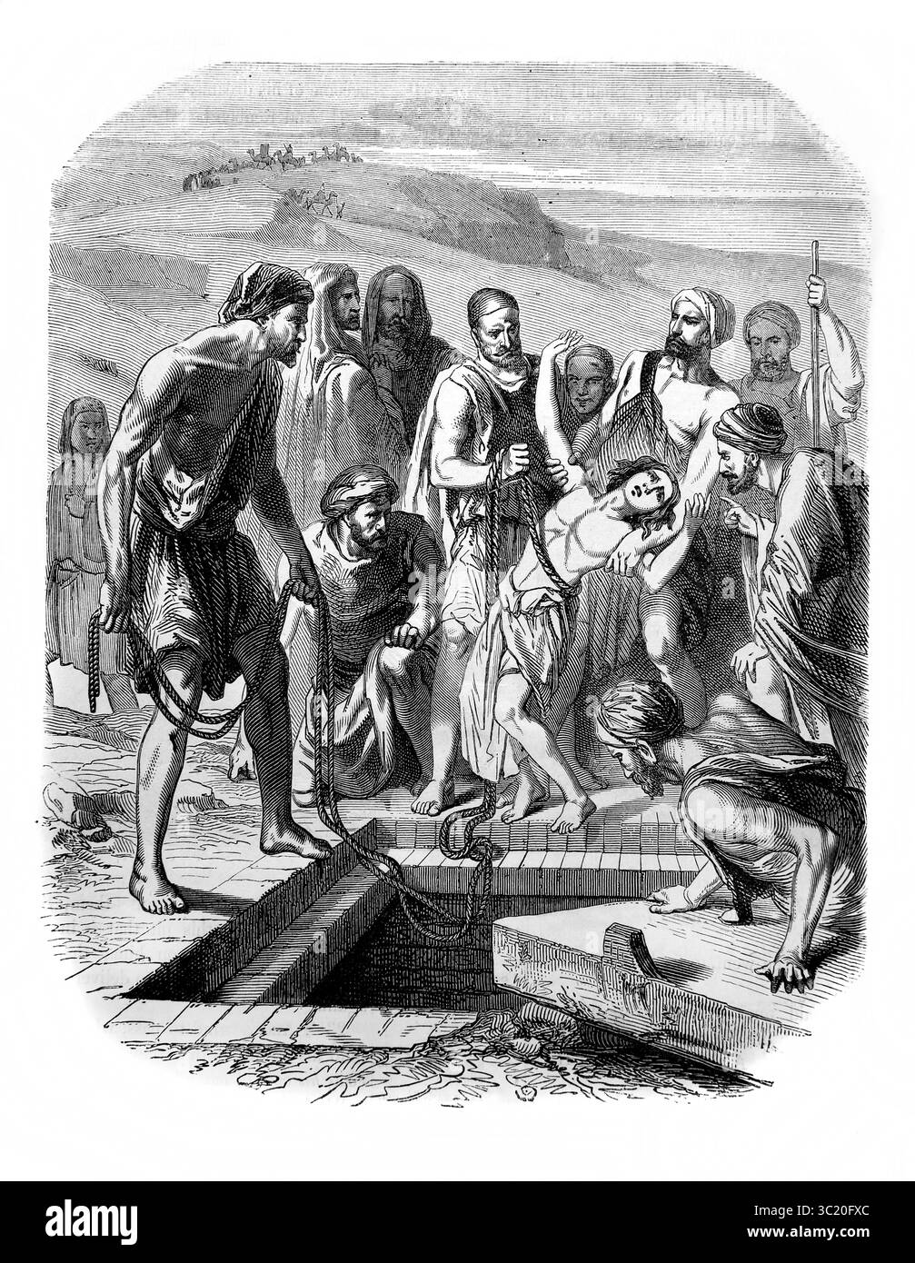 Thrown down into the pit hi-res stock photography and images - Alamy