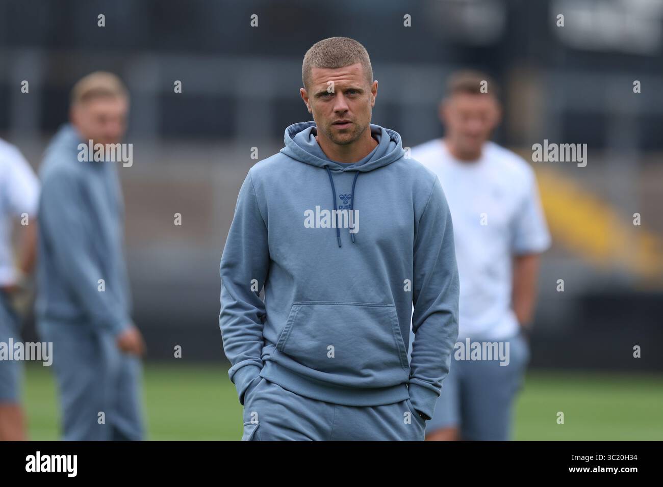 Coventry City's Jake Bidwell on the pitch before a pre-season friendly ...