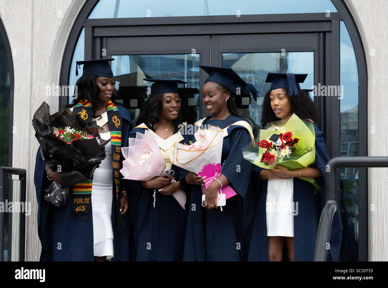 Birmingham City University graduation day, Centenary Square, Birmingham ...