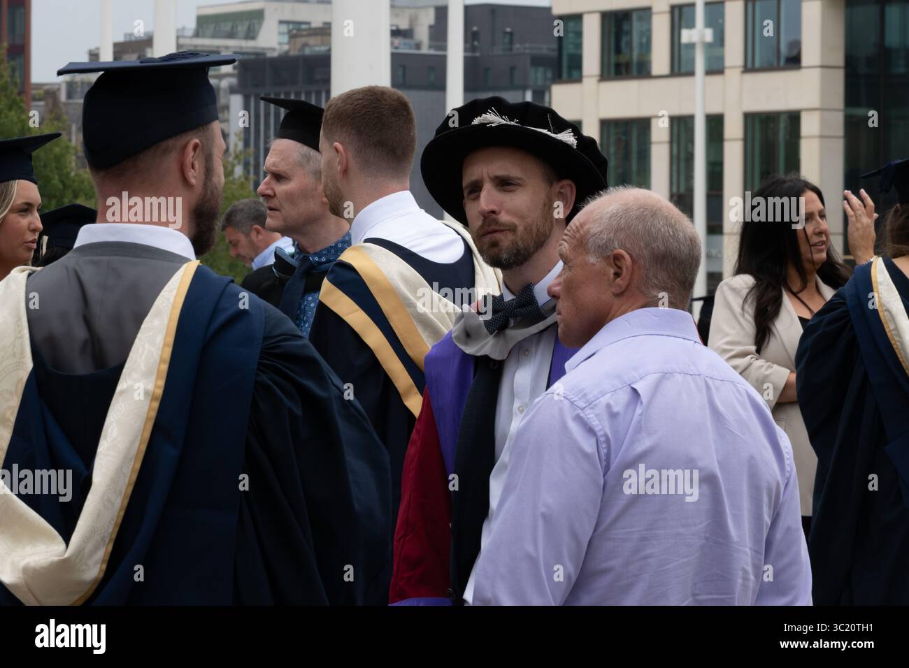 Birmingham City University graduation day, Centenary Square, Birmingham ...
