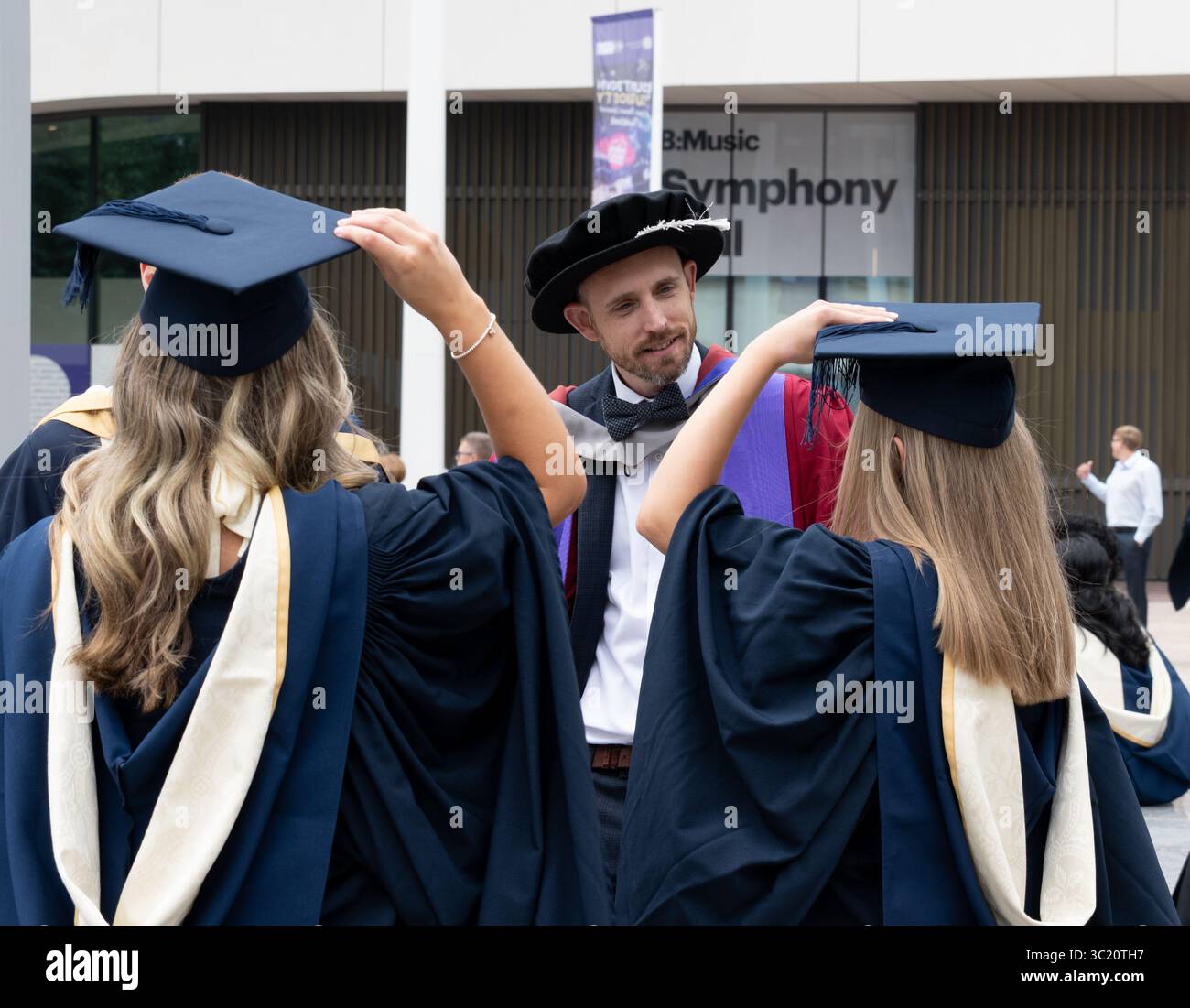 Birmingham City University graduation day, Centenary Square, Birmingham ...