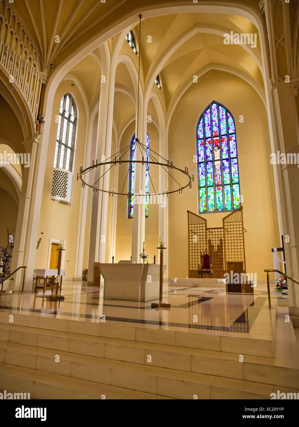 Cork, Ireland - May 27 2025: Stunning interior view of St Mary and St ...