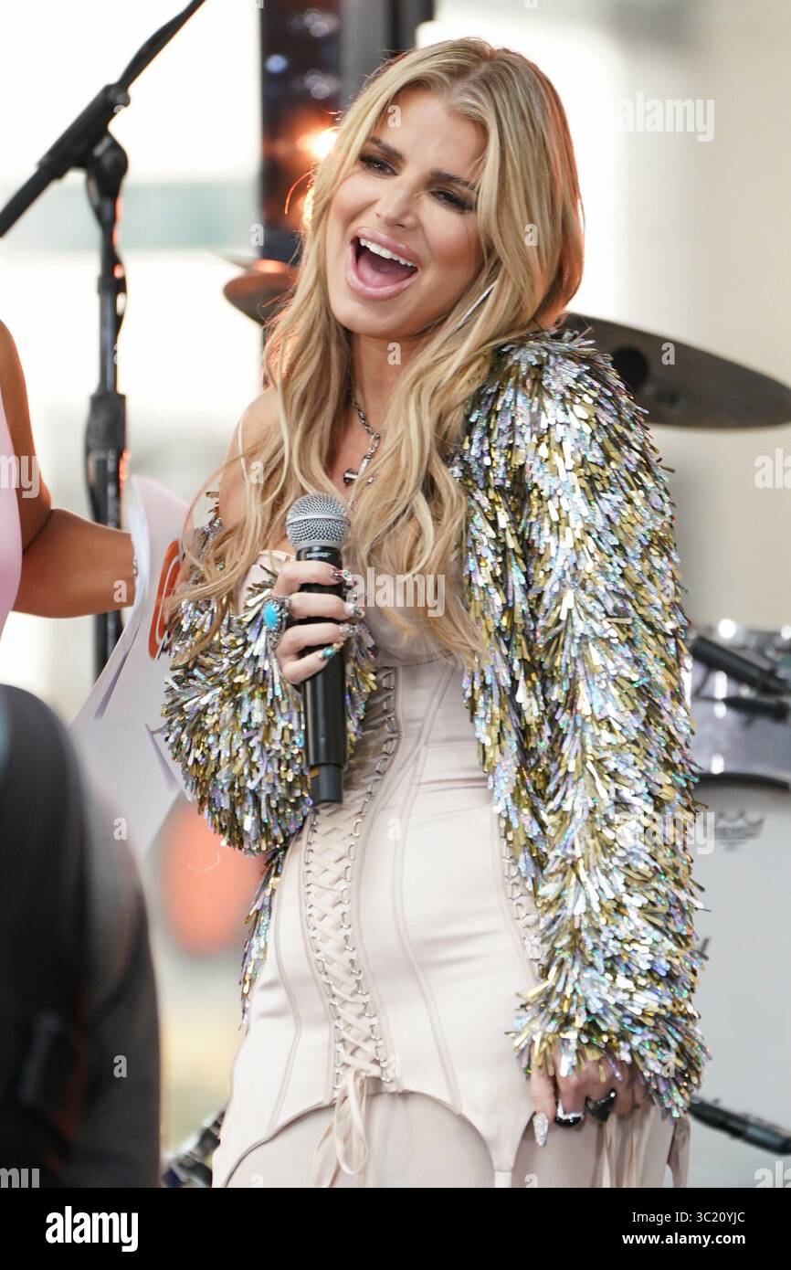 Ny. 23rd July, 2025. Jessica Simpson on stage for NBC Today Show ...