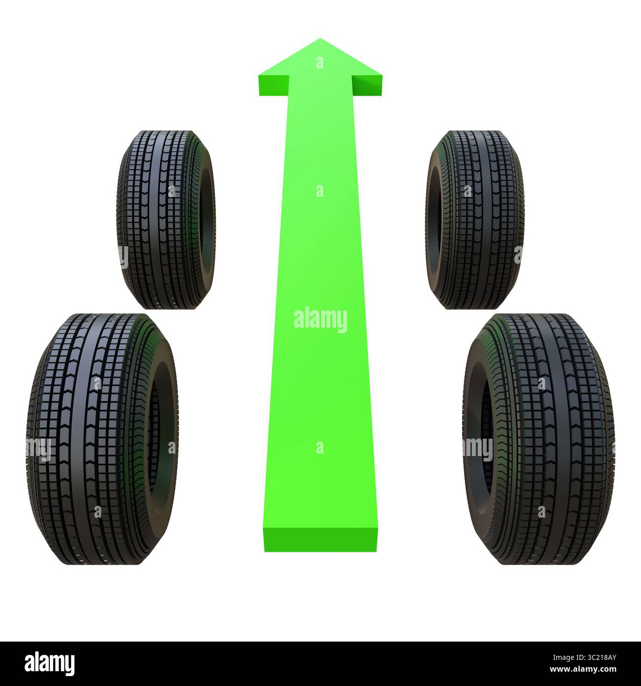 Loop four car wheels drive hi-res stock photography and images - Alamy