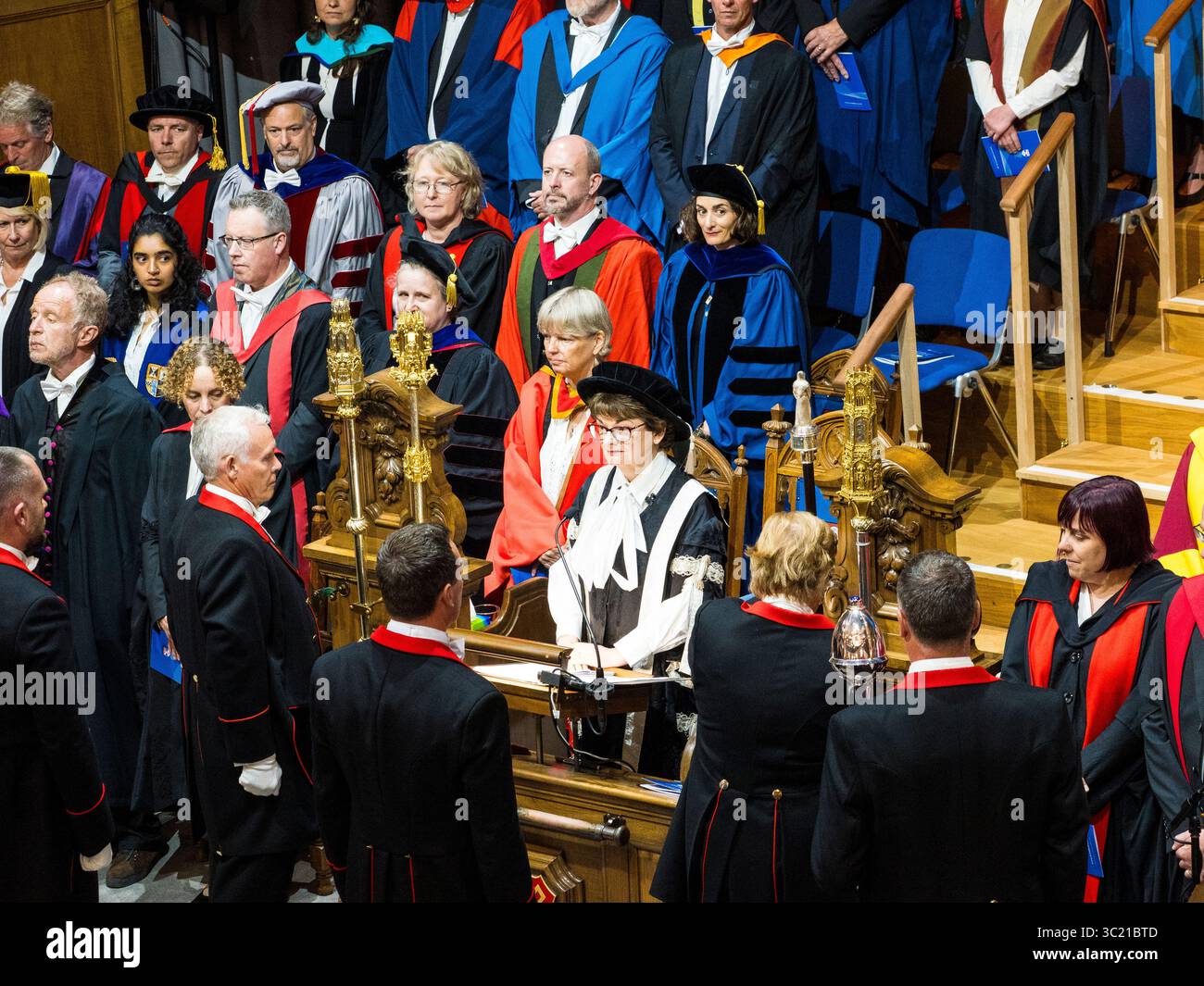 Students Being Graduated, Graduation Ceremony, Dame Sally Mapstone ...