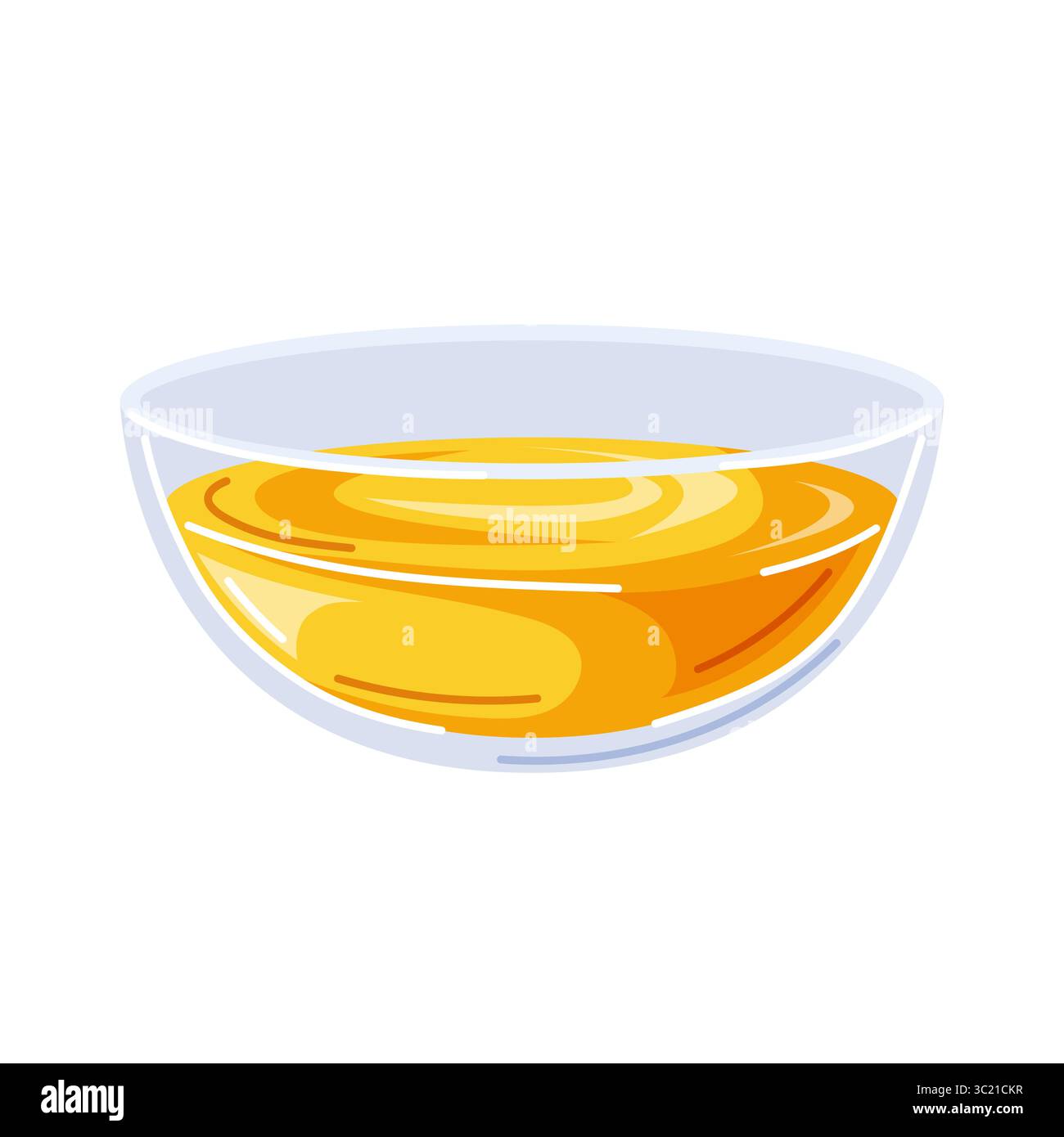 Glass bowl delicious white Stock Vector Images - Alamy