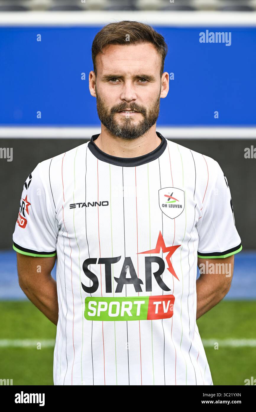 OHL's Birger Verstraete poses for a portrait picture at the 2025-2026 ...