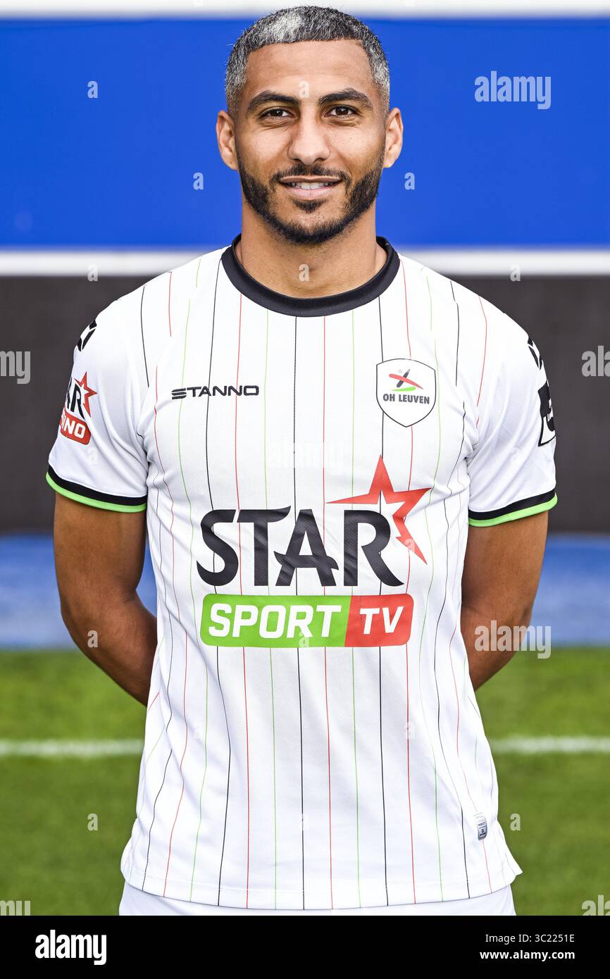 OHL's Youssef Maziz poses for a portrait picture at the 2025-2026 season photoshoot of Belgian ...