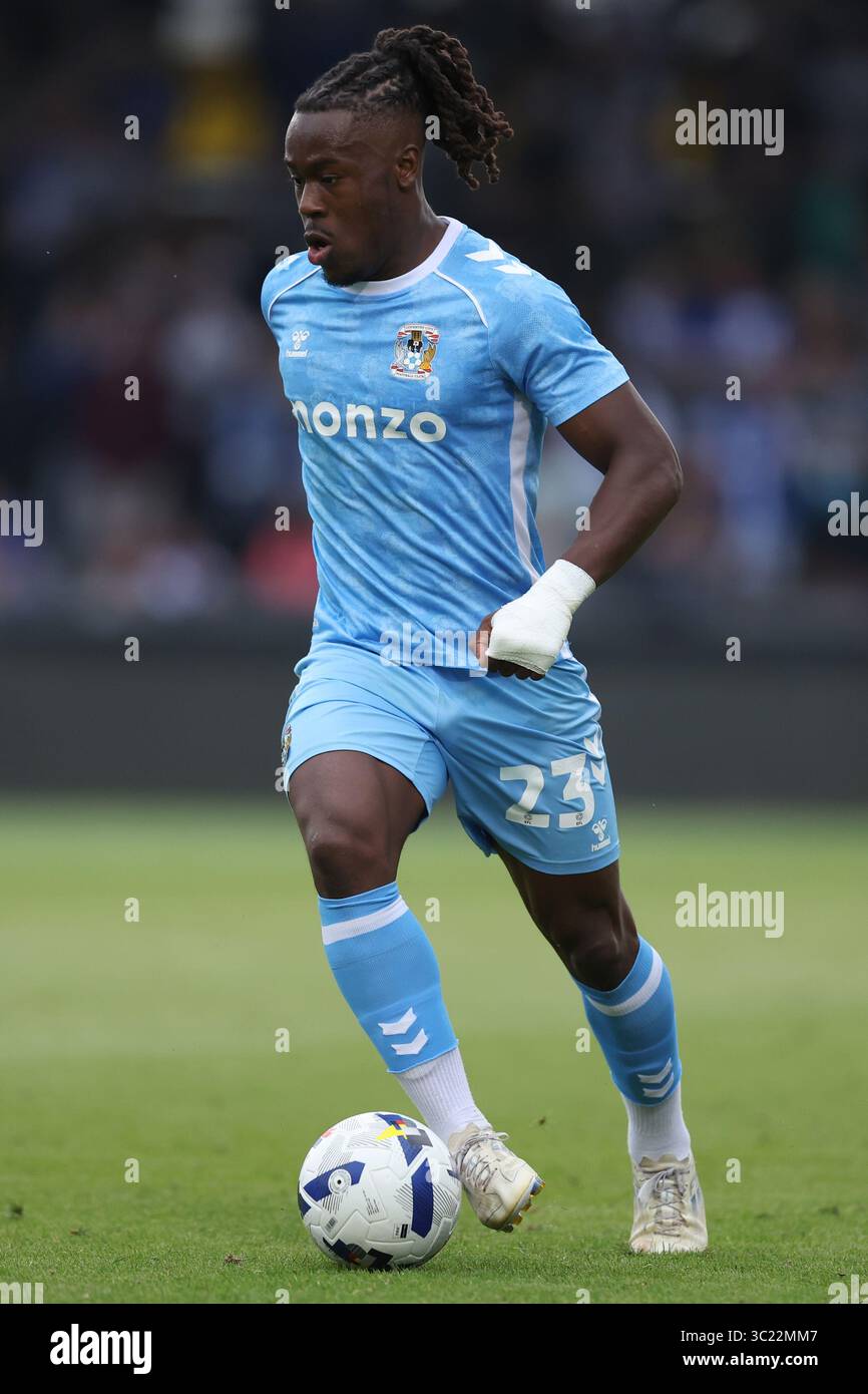 Coventry City's Brandon Thomas-Asante during a pre-season friendly ...