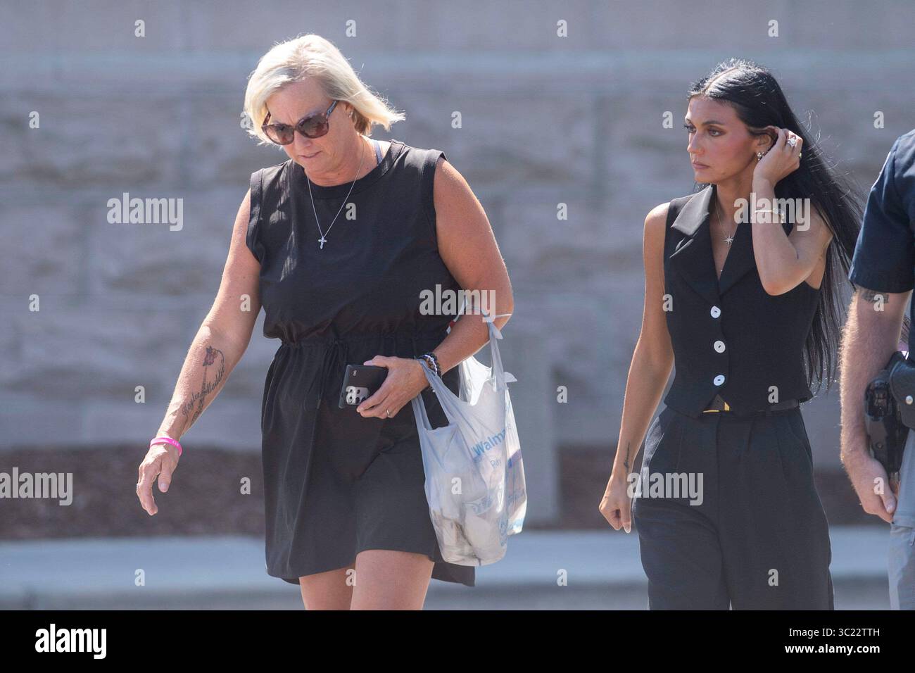 Family members of the victims leave the Ada County Courthouse after the ...