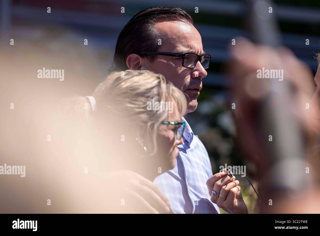 Steve Goncalves, father of Kaylee Goncalves, gives an interview after ...