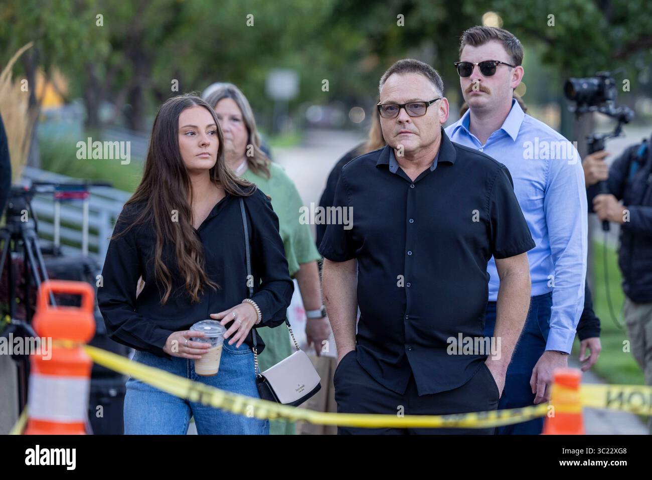 Jazzmin Kernodle, sister of Xana Kernodle arrives with her father Jeff ...