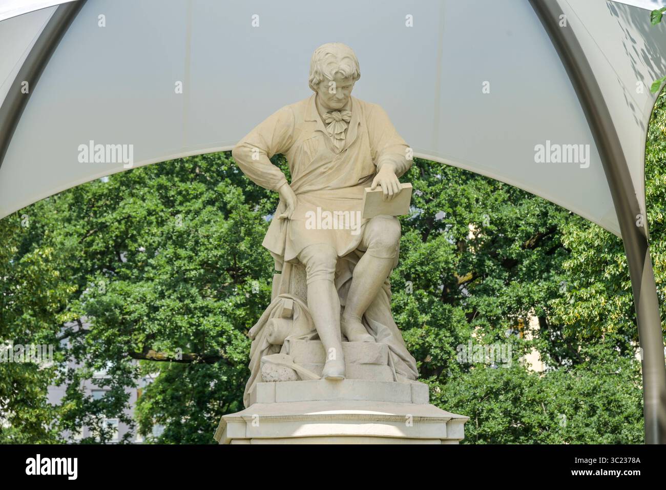 Denkmal Alois Senefelder, Senefelder Platz, Prenzlauer Berg, Pankow ...