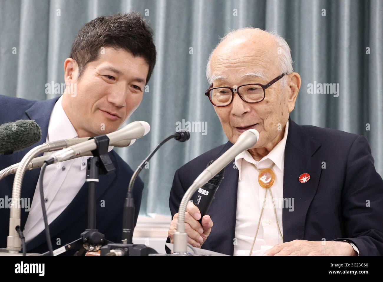 Tokyo, Japan. 23rd July, 2025. Nobel Peace Prize laureate Japan ...