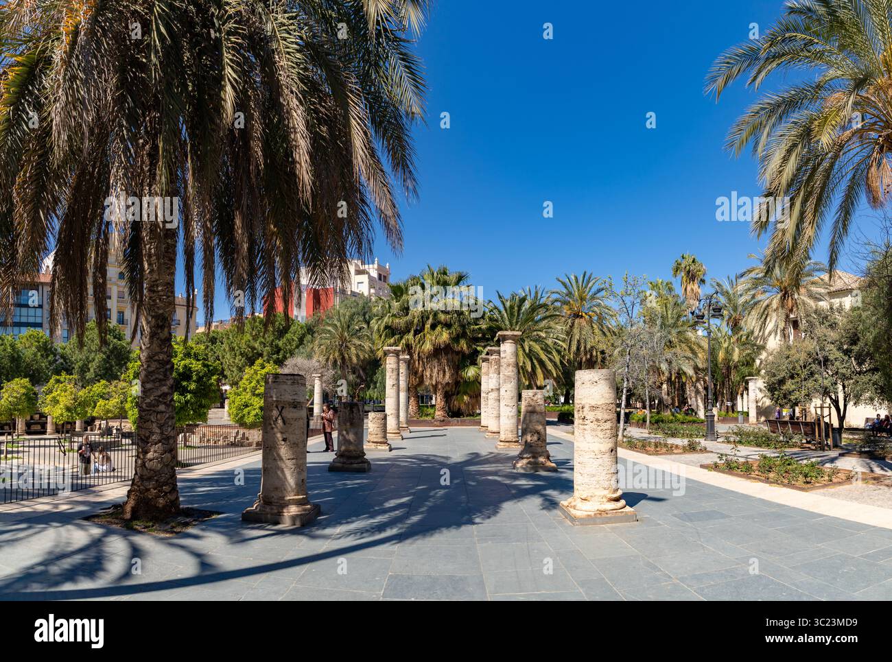 A picture of the Roman ruins at the Gardens of the Former Hospital in ...