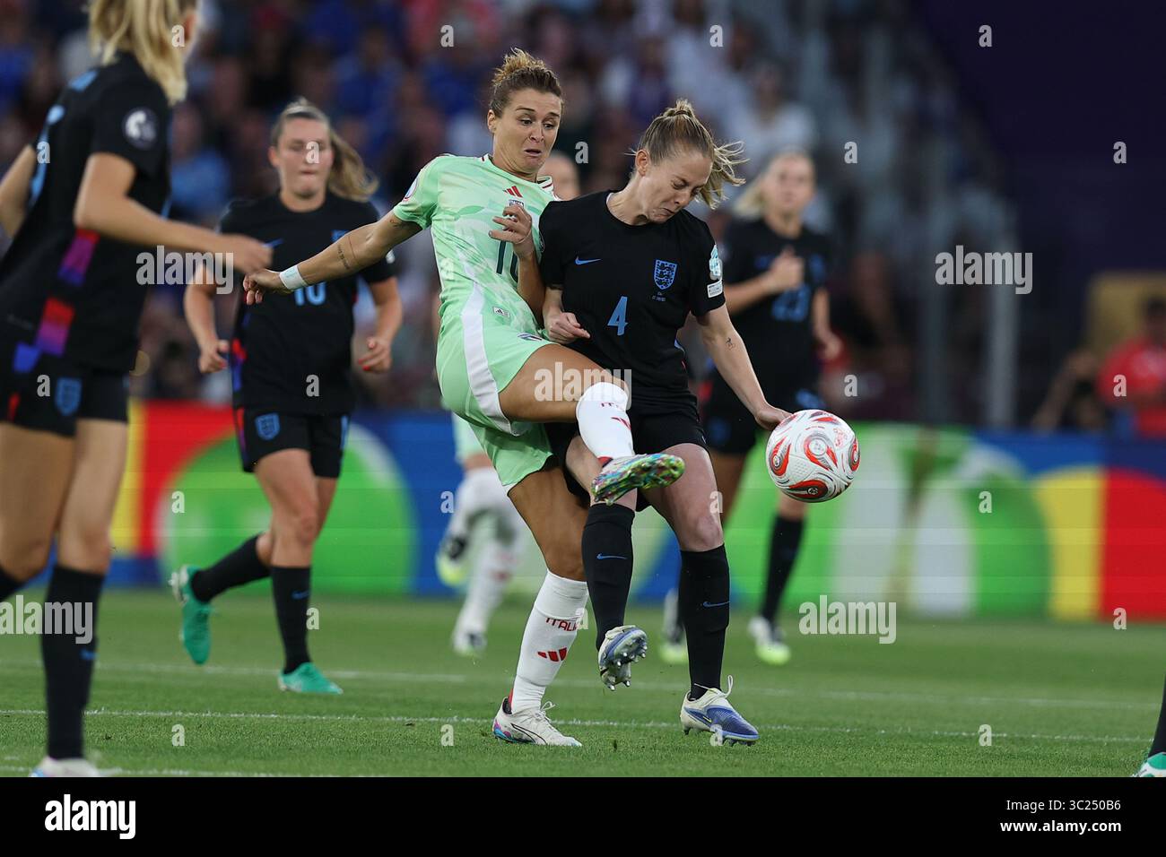 Cristiana Girelli (Italy)Keira Walsh (England Women) during the UEFA ...