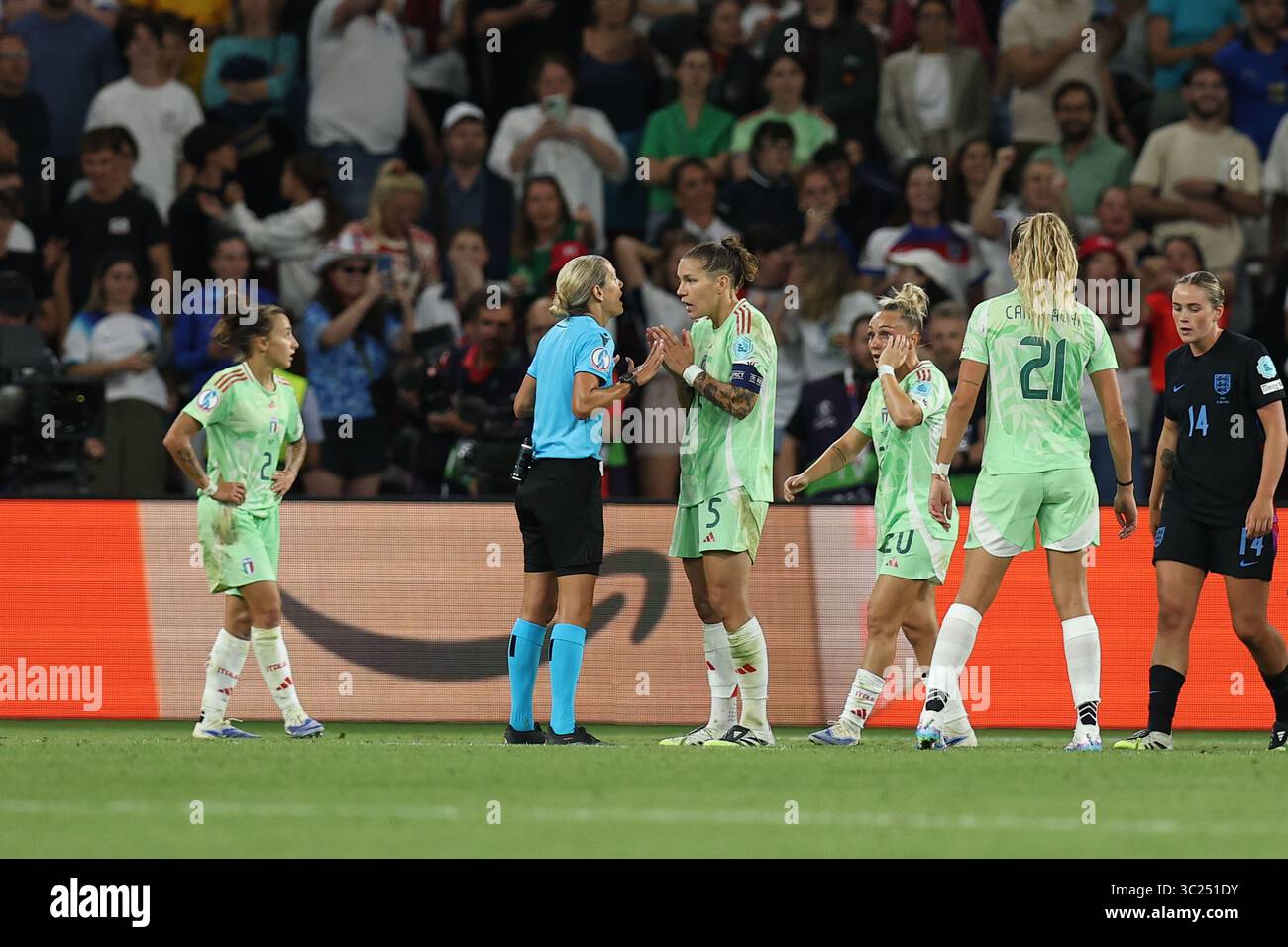 Elena Linari (Italy)Giada Greggi (Italy) during the UEFA European ...