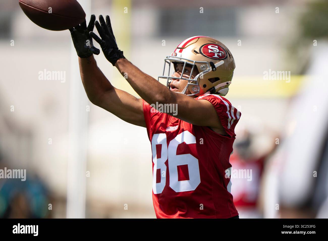Jul 23, 2025; Santa Clara, California, USA; San Francisco 49ers wide ...