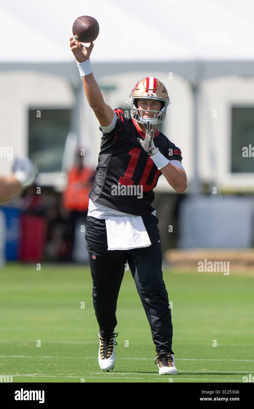 Jul 23, 2025; Santa Clara, California, USA; San Francisco 49ers ...