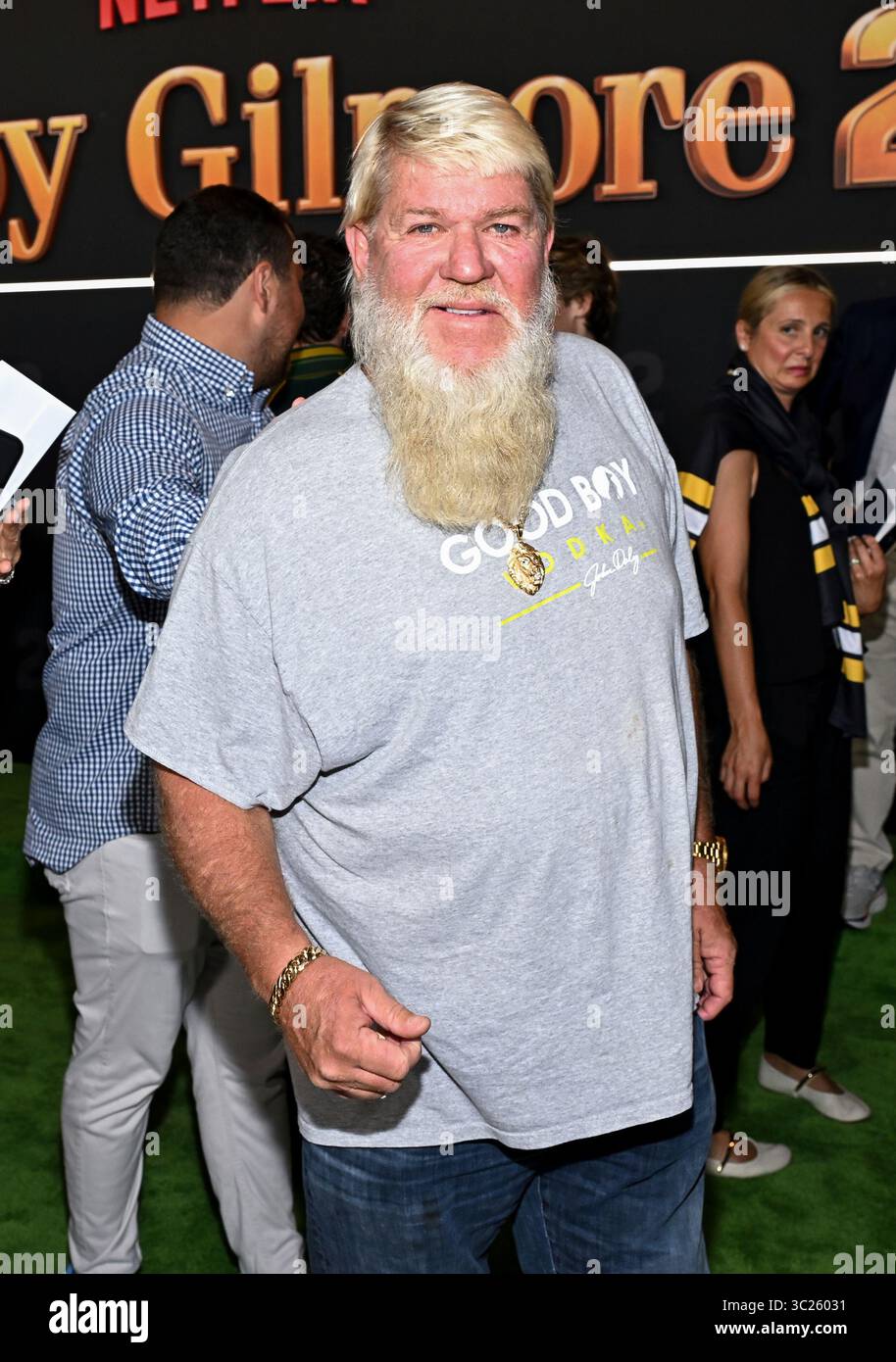 John Daly attends the premiere of Netflix's "Happy Gilmore 2" at Jazz ...