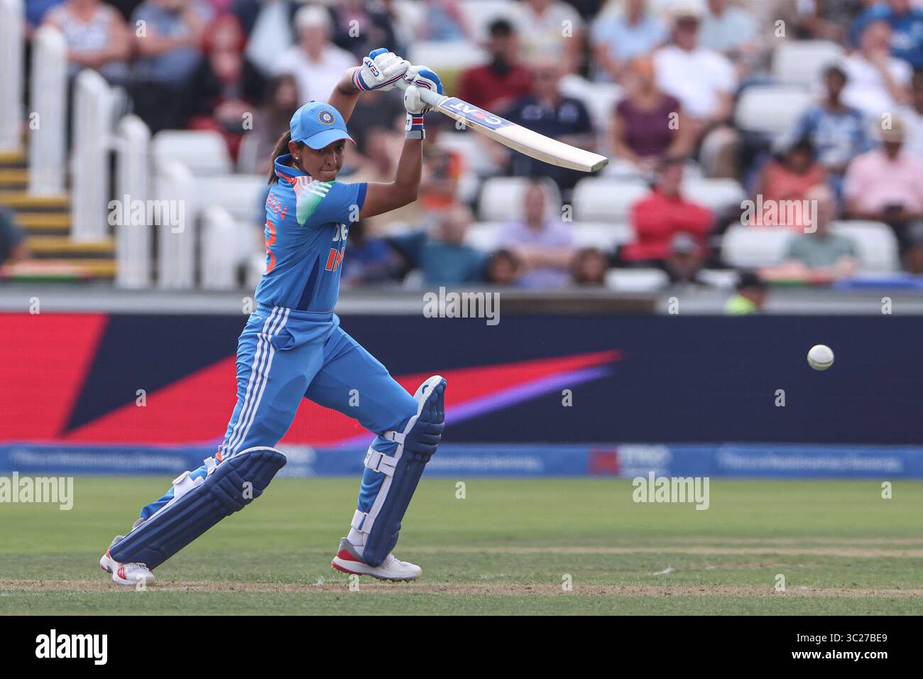 Harmanpreet Kaur of India batting during the Third Metro Bank One Day ...