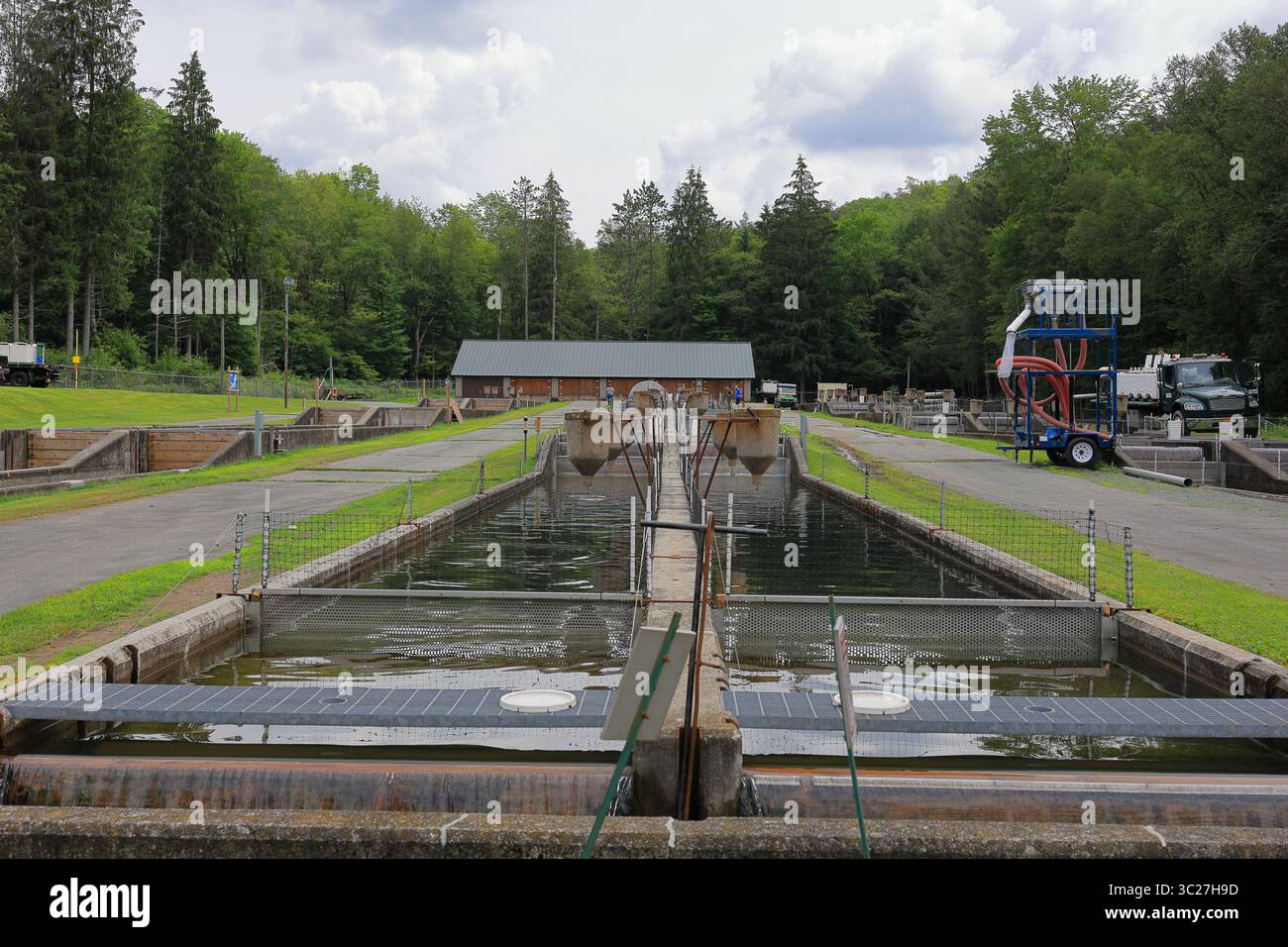 Livingston Manor, NY, USA - July 10th 2025 - The Catskill State Fish ...