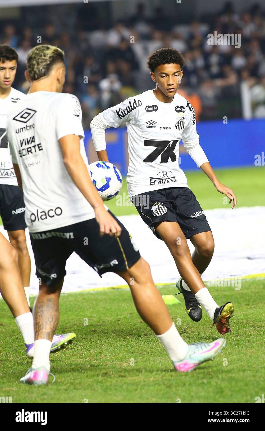 SP - SANTOS - 07/23/2025 - BRAZILIAN A 2025, SANTOS x INTERNACIONAL - Robinho, Santos player ...