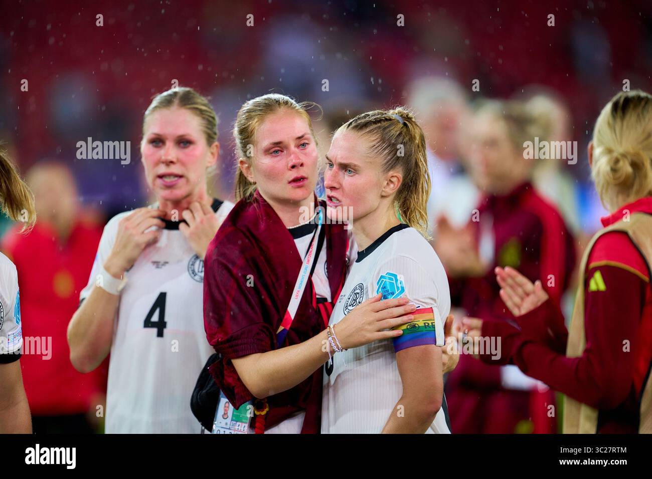 Rebecca Knaak (4; Deutschland) zeigt Entt?uschung nach der Niederlage ...