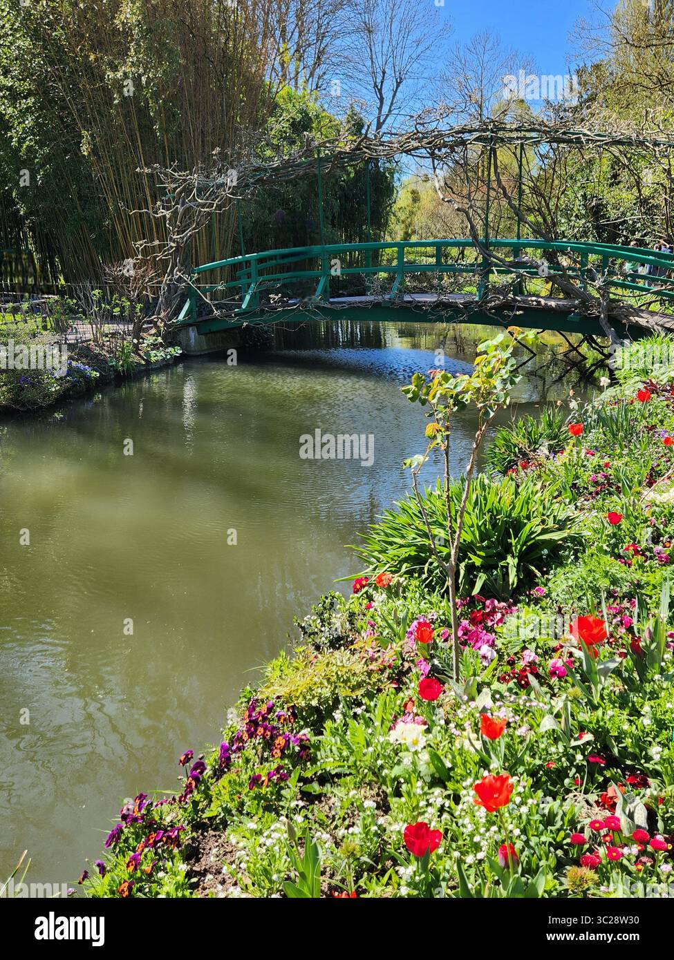 claude monets house and garden normandy france Stock Photo - Alamy